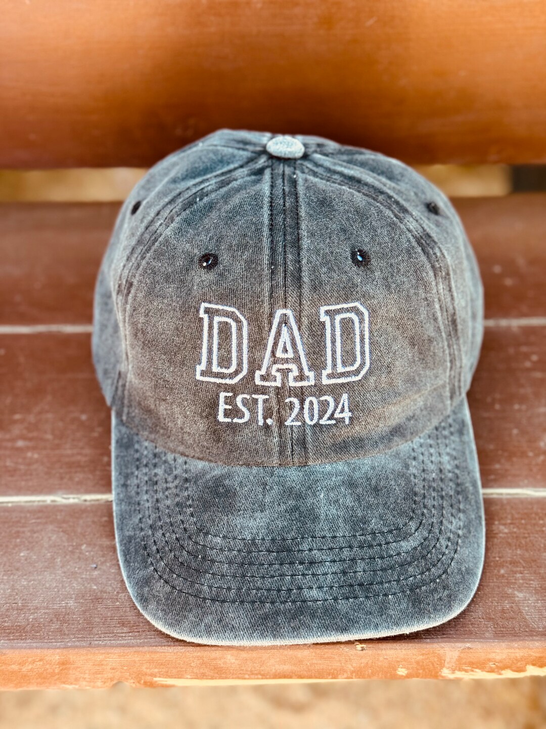 Custom Embroidered Dad Hat, Grandpa Cap With Date, Dad Hat, Vintage ...