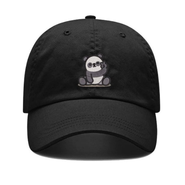 Panda Hat - Etsy