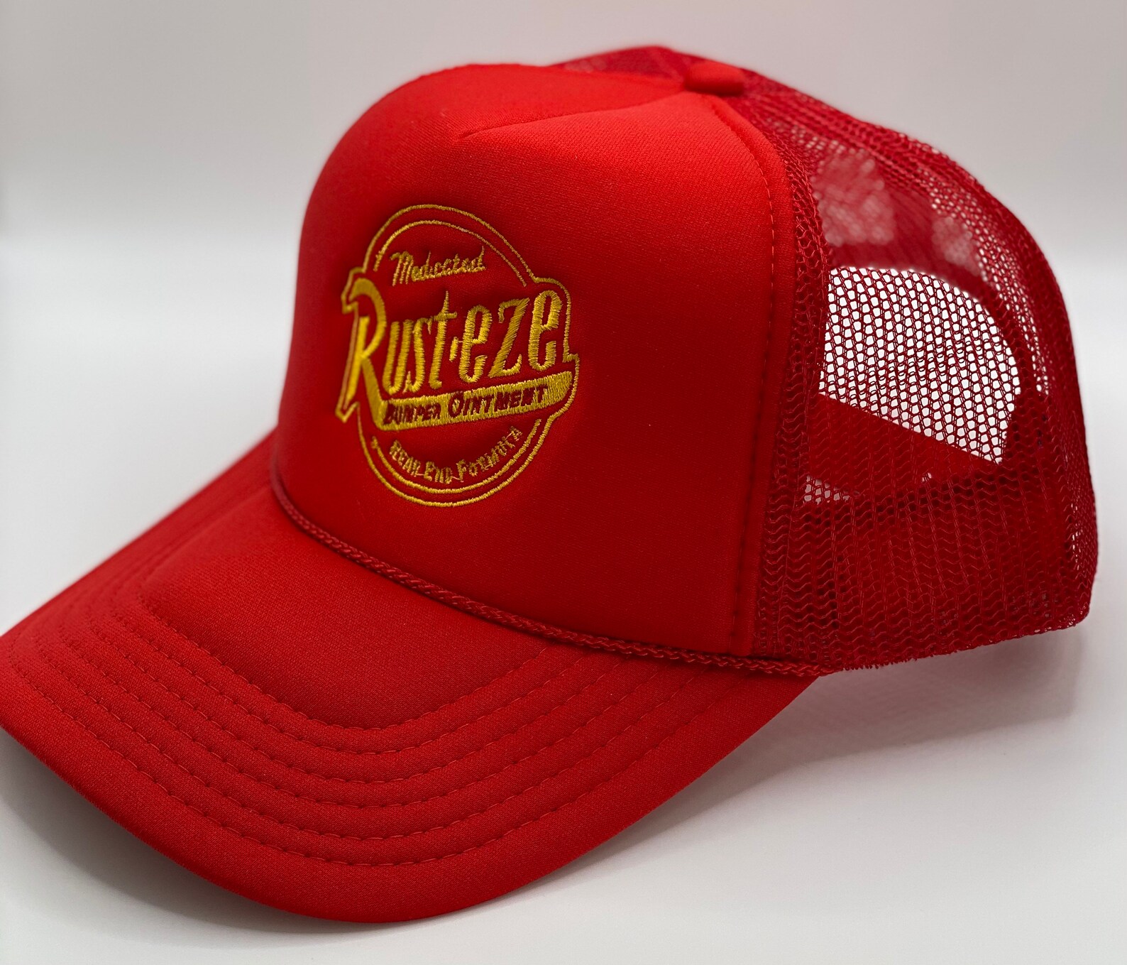 RUSTEZE Custom Trucker Adjustable Cap Disney Cars Hat Red - Etsy