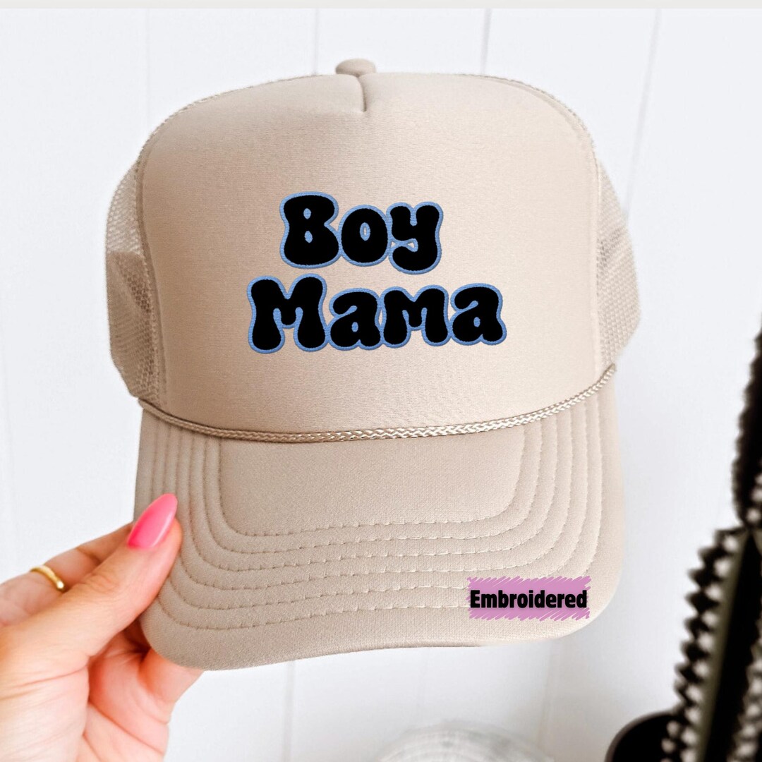 Embroidered Boy Mama Hat, Girl Mama Hat, Mama Gifts, Gifts for Mom, New ...