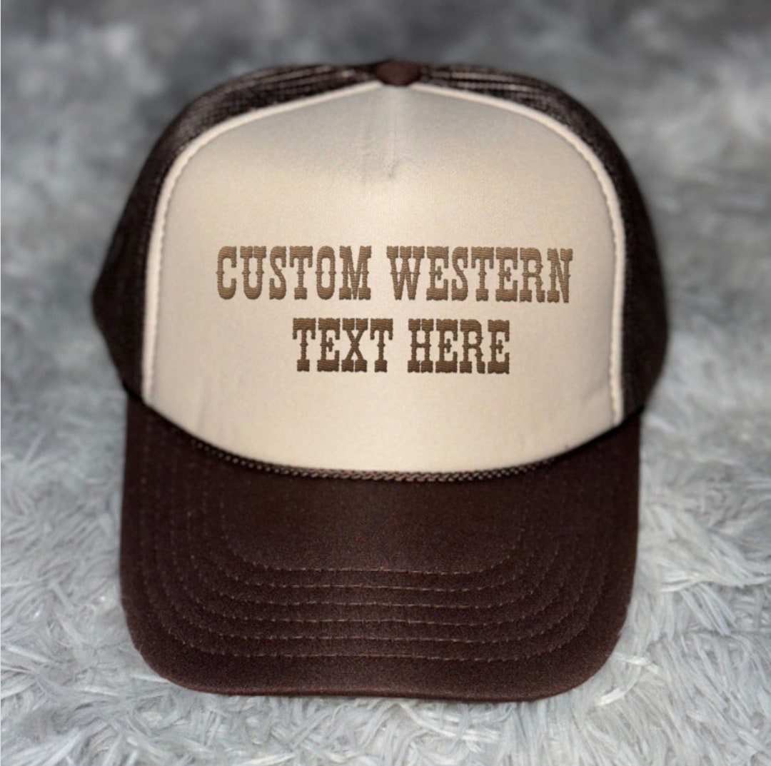Custom Vintage Western Embroidered Cowboy Hat , Western Custom Hat ...