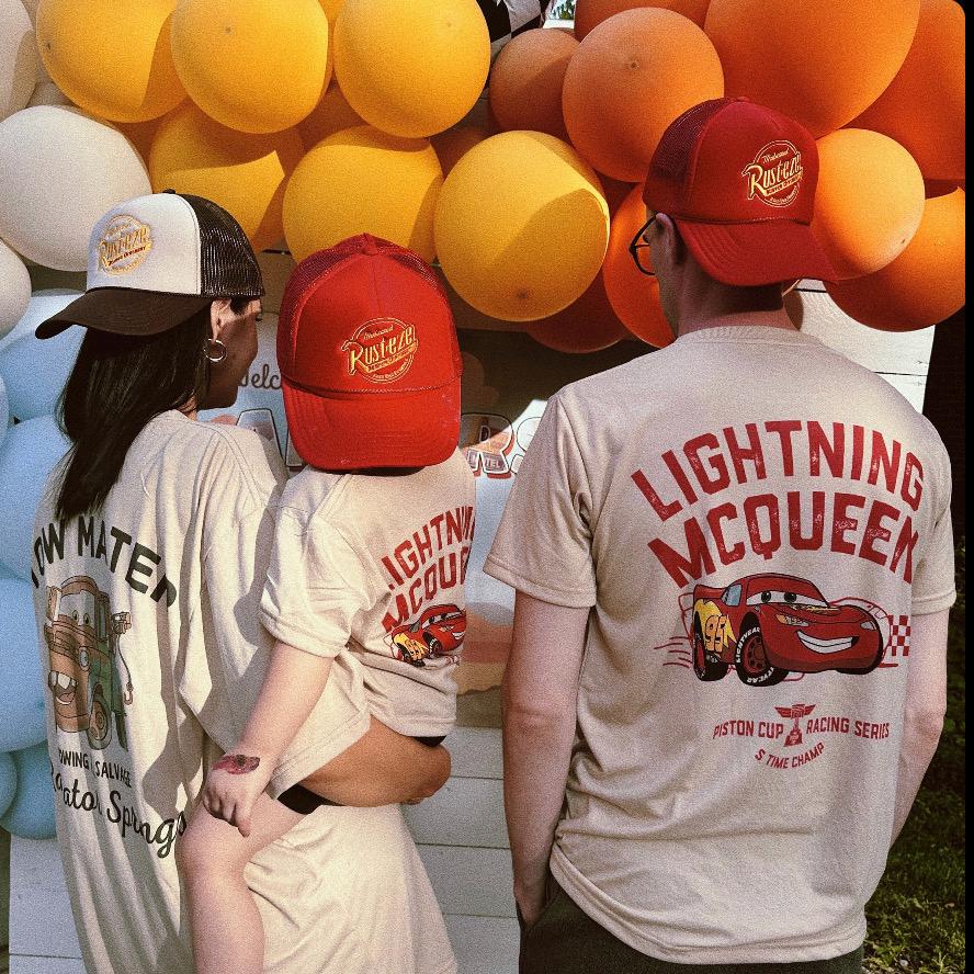 Rust-eze Lightning Mcqueen Hat – Disney Cars Trucker Cap, Embroidered ...