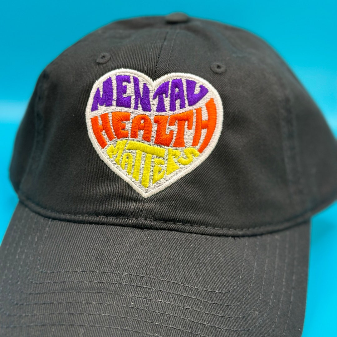 Mental Health Matters Embroidered Hat | Mental Health Awareness ...
