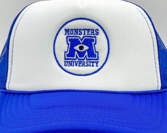 MU Monsters Inc Embroidered Hat Adjustable Cap - Etsy