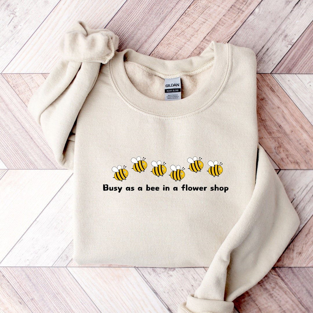 Busy as a Bee Sweatshirt, Bee Lover, Cute Bee Sweatshirt, Vintage Bee ...