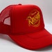 RUSTEZE Custom Trucker Adjustable Cap Disney Cars Hat| Red Hat ...