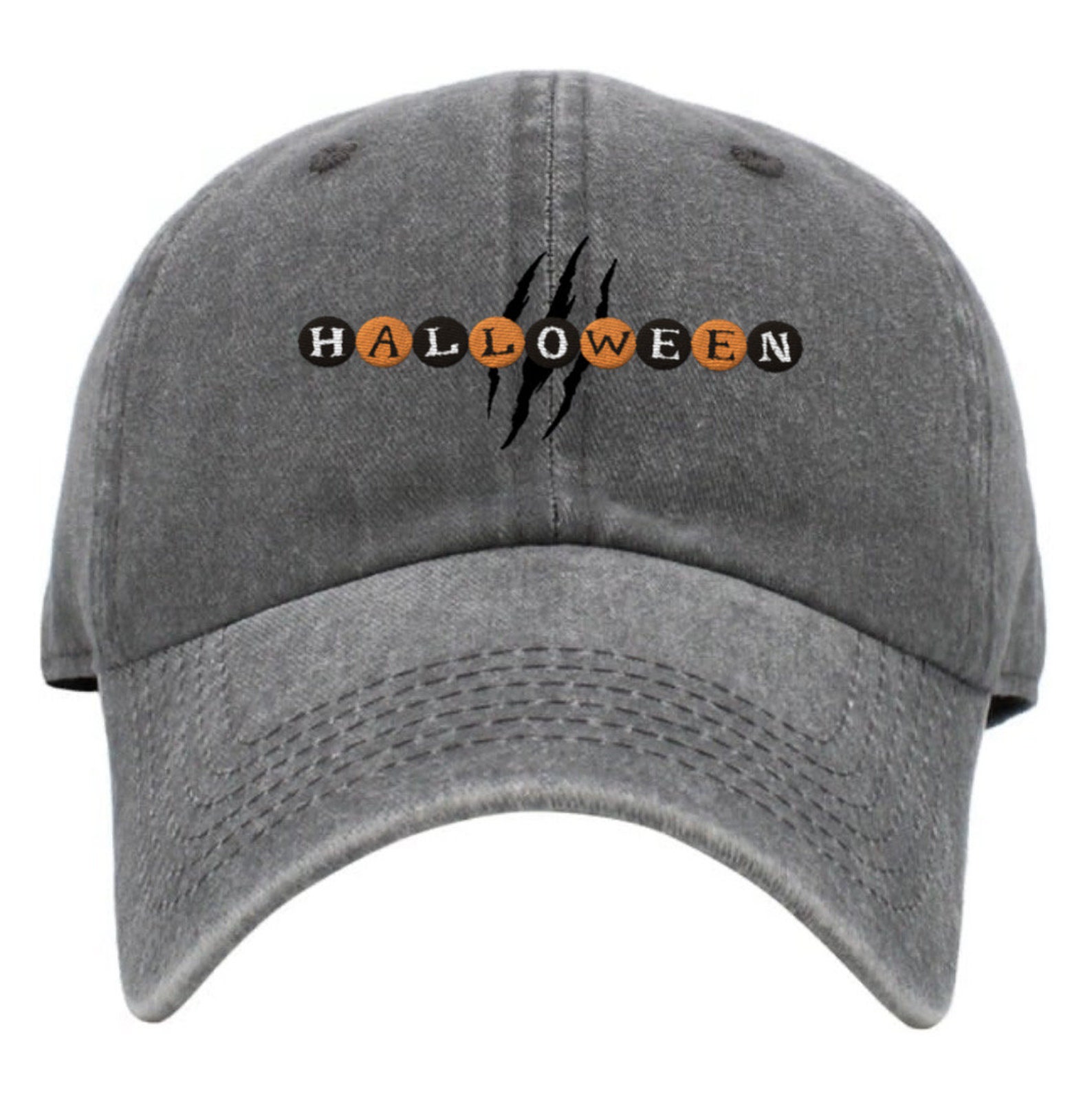 Embroidered Halloween Hat, Pumpkin Theme Hat, Spooky Hat, Ghost Hat ...