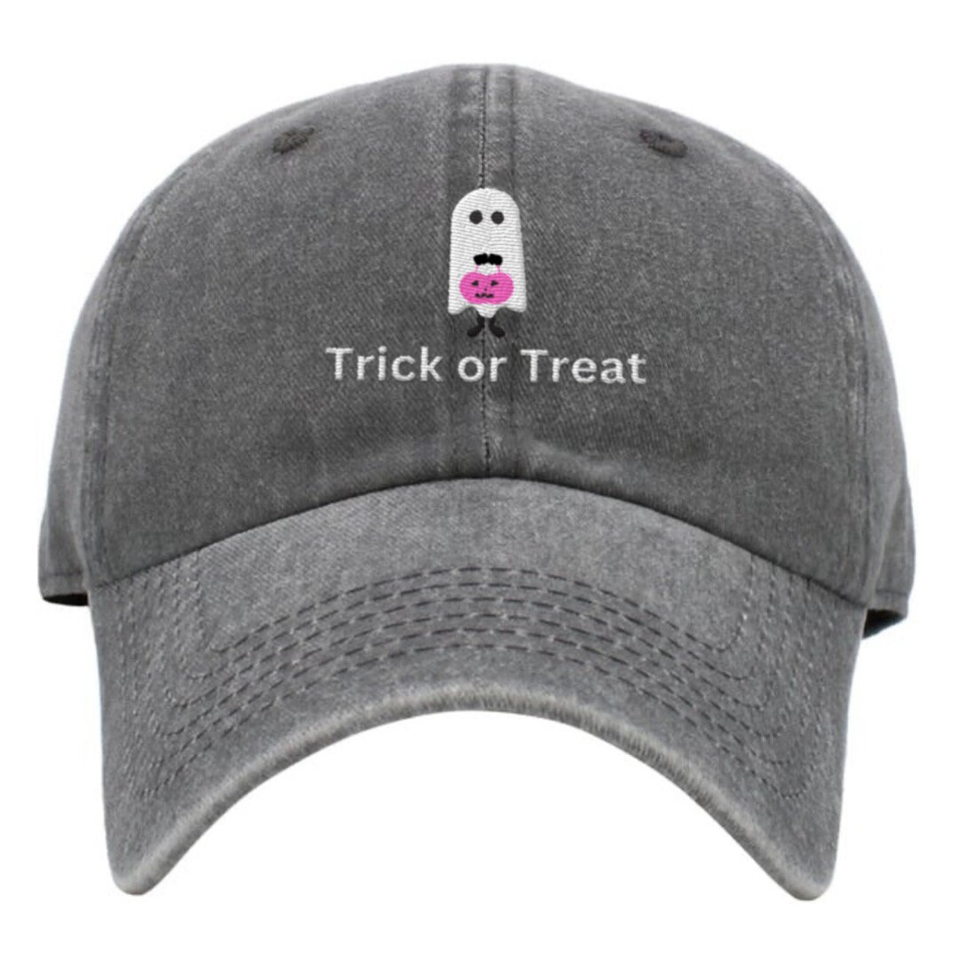Trick or Treat Hat Cute Spooky Hat, Womens Ghost Hat, Spooky Season ...