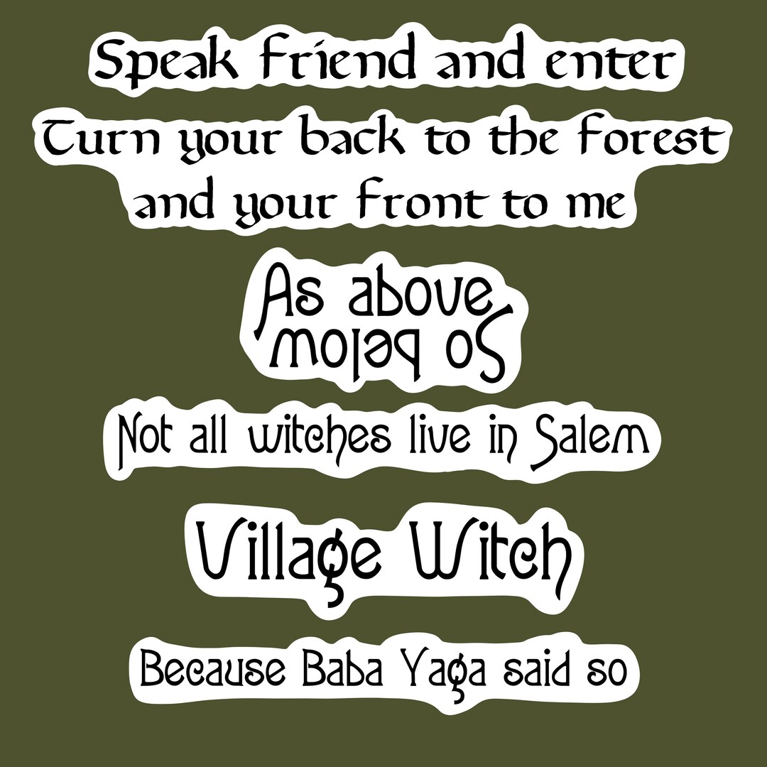 Witchy Quotes Witch, Magic, Pagan, Wiccan, Spiritual, Spooky, Halloween ...
