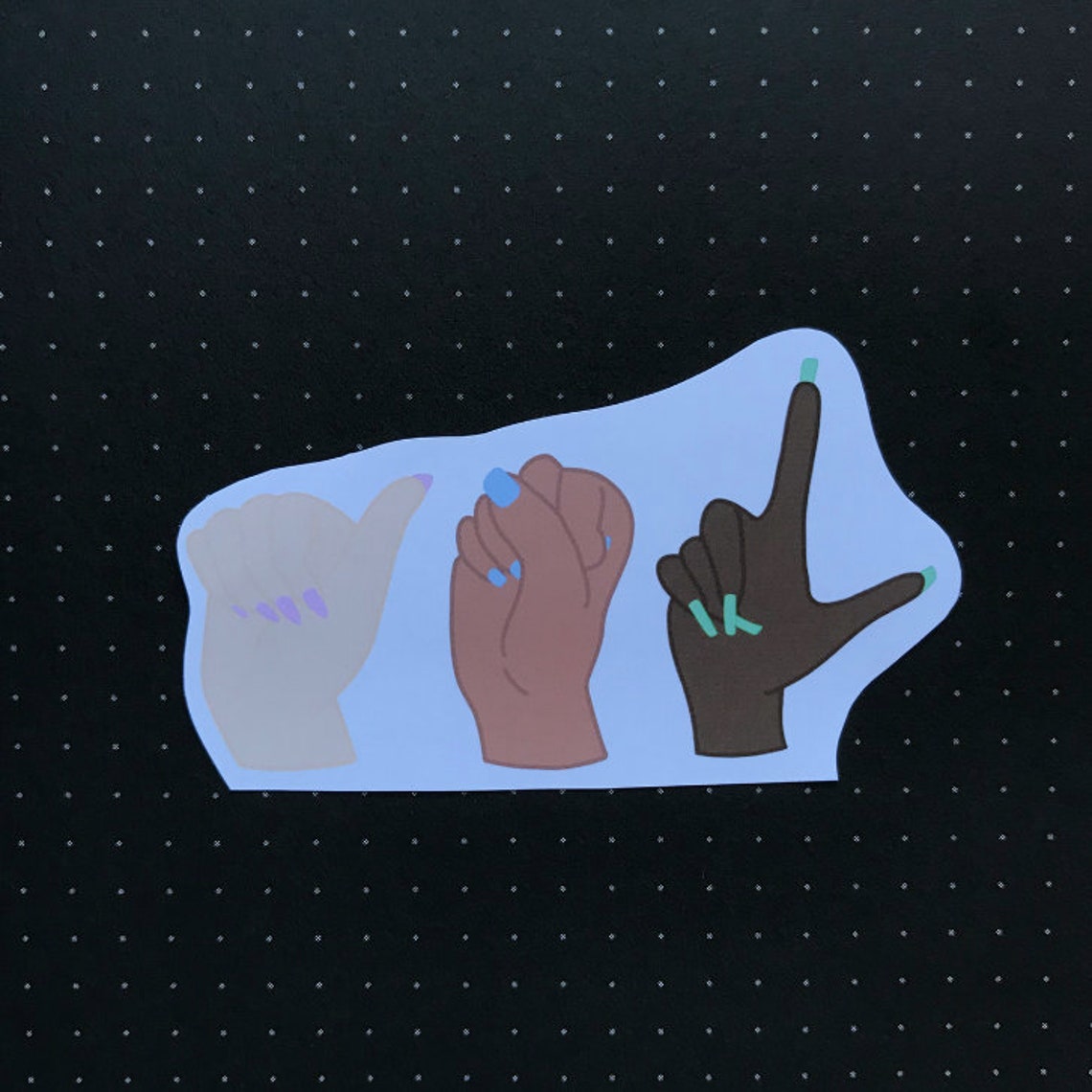 ASL Fingerspelling ASL Diversity Accessibility | Etsy