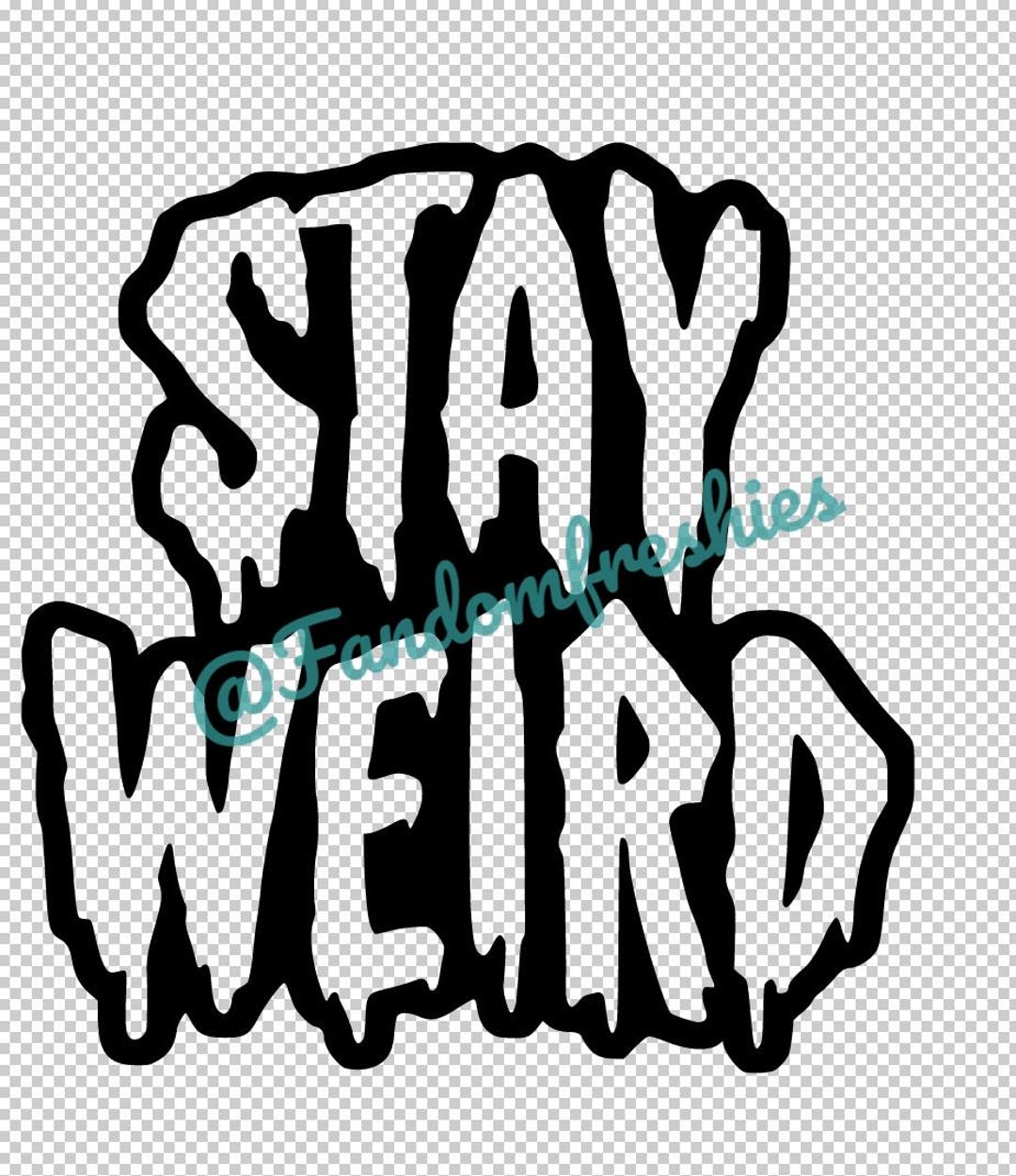 Stay Weird Vinyl Decal - Car Window Decal Sticker, Laptop Decal - Etsy