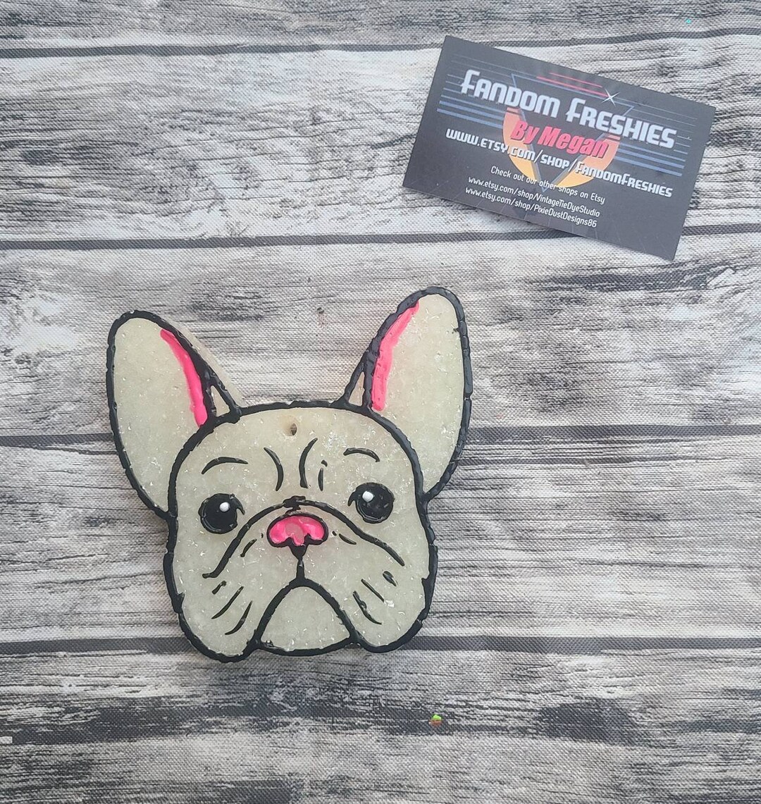 Cute Frenchie Face Car Air Freshener/french Bulldog/puppy/frenchie Car ...