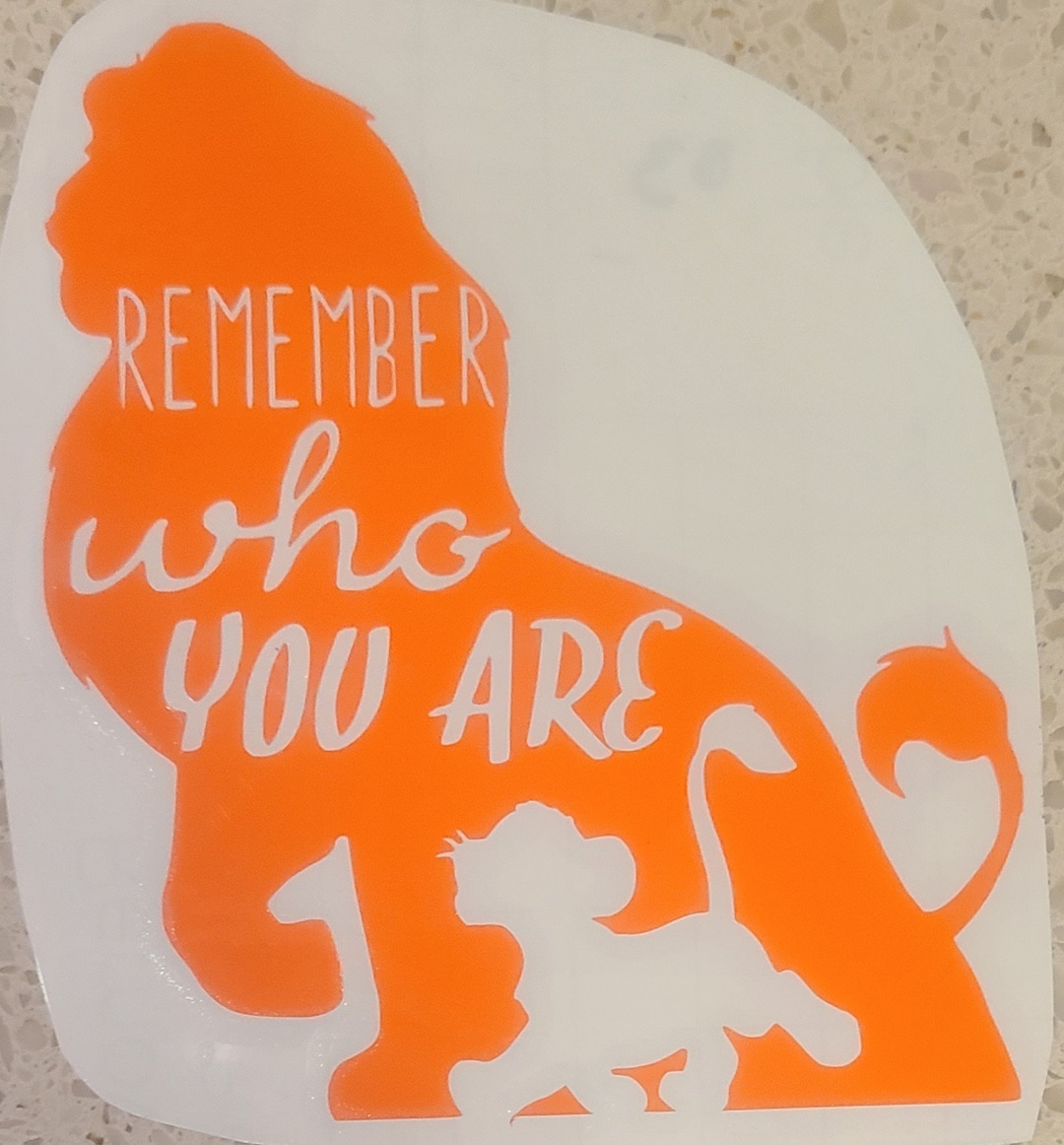 Lion King Mufasa & Simba Silhouette Vinyl Decal Car Window - Etsy