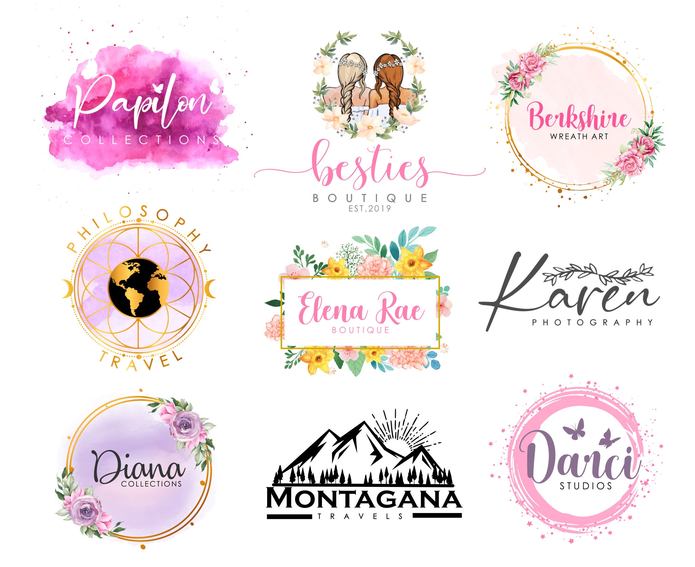 Crearé un diseño de logotipo personalizado diseño de | Etsy