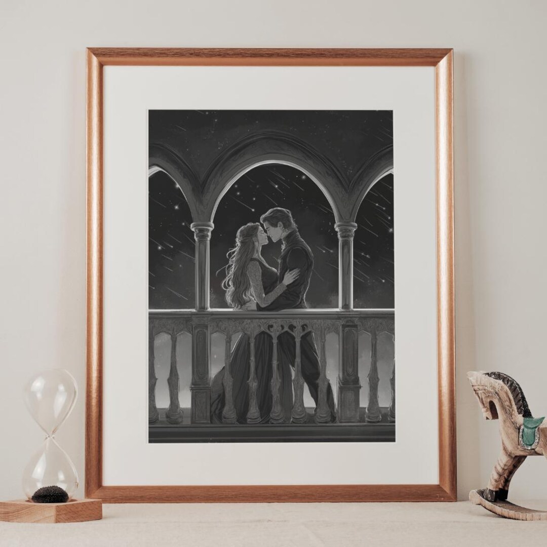 ACOTAR Starfall Sketch, Night Court Print, Subtle Fantasy Wall Art ...
