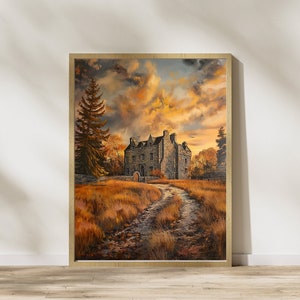 Outlander Inspired Digital Print Package , Scottish Highlands Landscape ...
