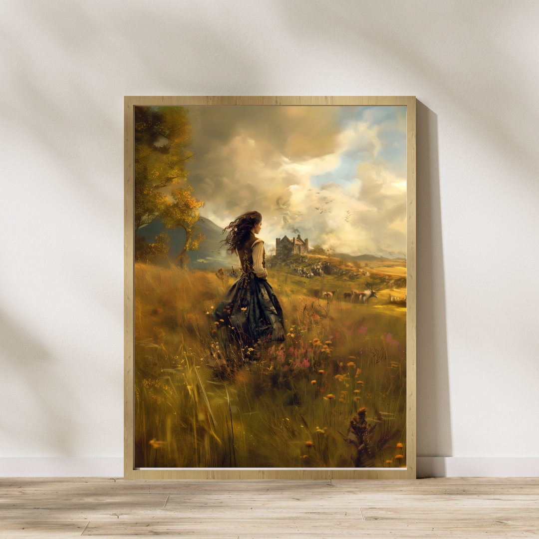 Outlander Inspired Art Print, Scottish Highlands Landscape, Lallybroch ...