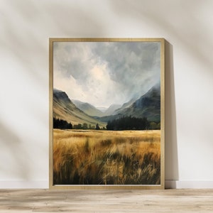 Outlander Inspired Digital Print Package , Scottish Highlands Landscape ...