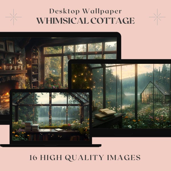 Whimsigoth Desktop Wallpaper - Etsy