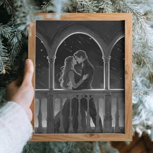 ACOTAR Inspired Starfall Sketch, Night Court Print, Subtle Fantasy Wall Art, DIGITAL PRINT - Etsy