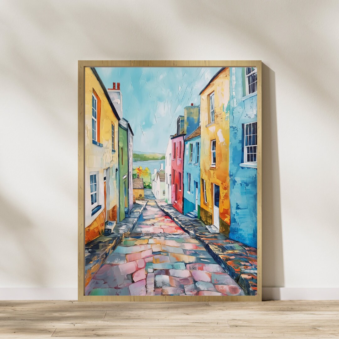 Dingle Ireland | Countryside Painting | Colourful | Cottagecore ...