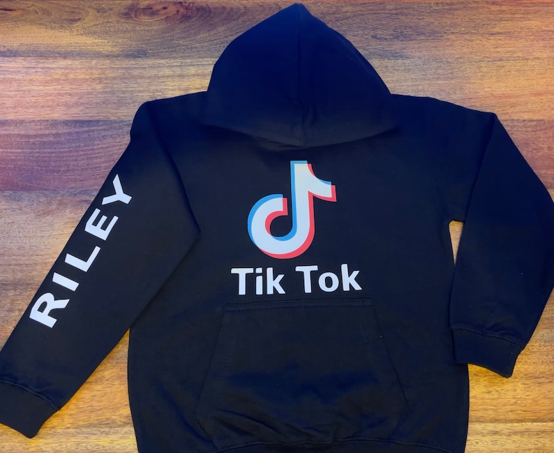 Personalised Tiktok Hoodie Fyp Hoodie Tik Tok Jumper Etsy