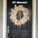 Neutral Boho Style Front Door Wreath, Fall Cream Beige Foliage Wreath ...