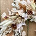 Neutral Fall Boho Style Front Door Wreath Autumn Cream and - Etsy