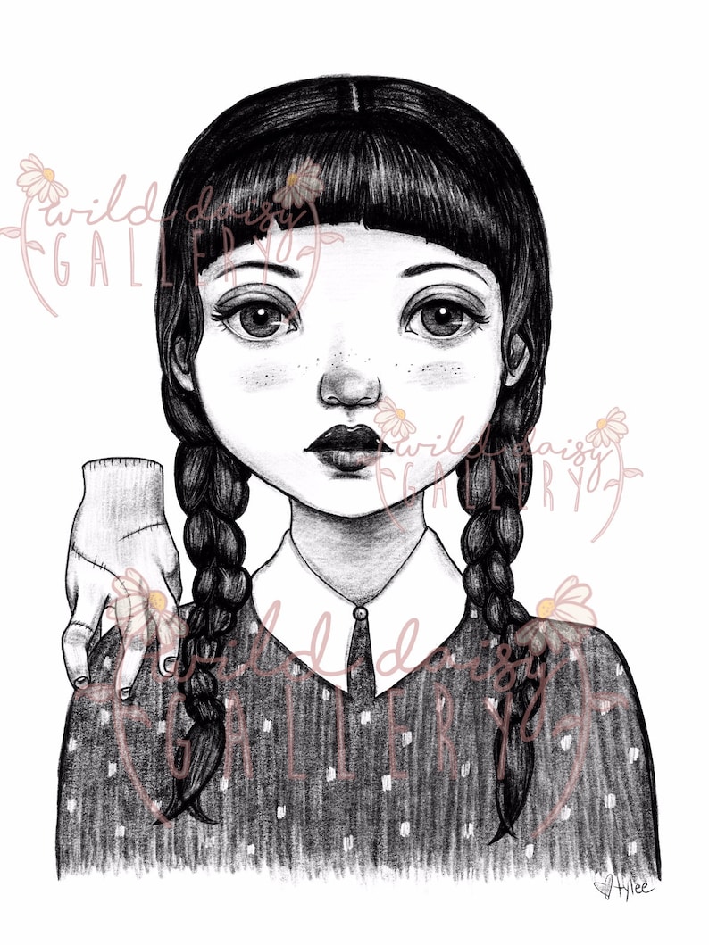 Wednesday Addams Printable Poster Digital Download Digital - Etsy