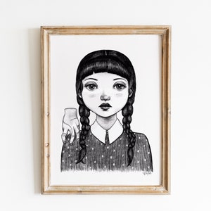 Wednesday Addams Printable Poster Digital Download Digital - Etsy