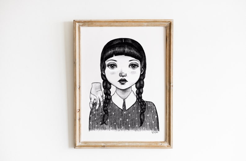 Wednesday Addams Printable Poster Digital Download Digital - Etsy