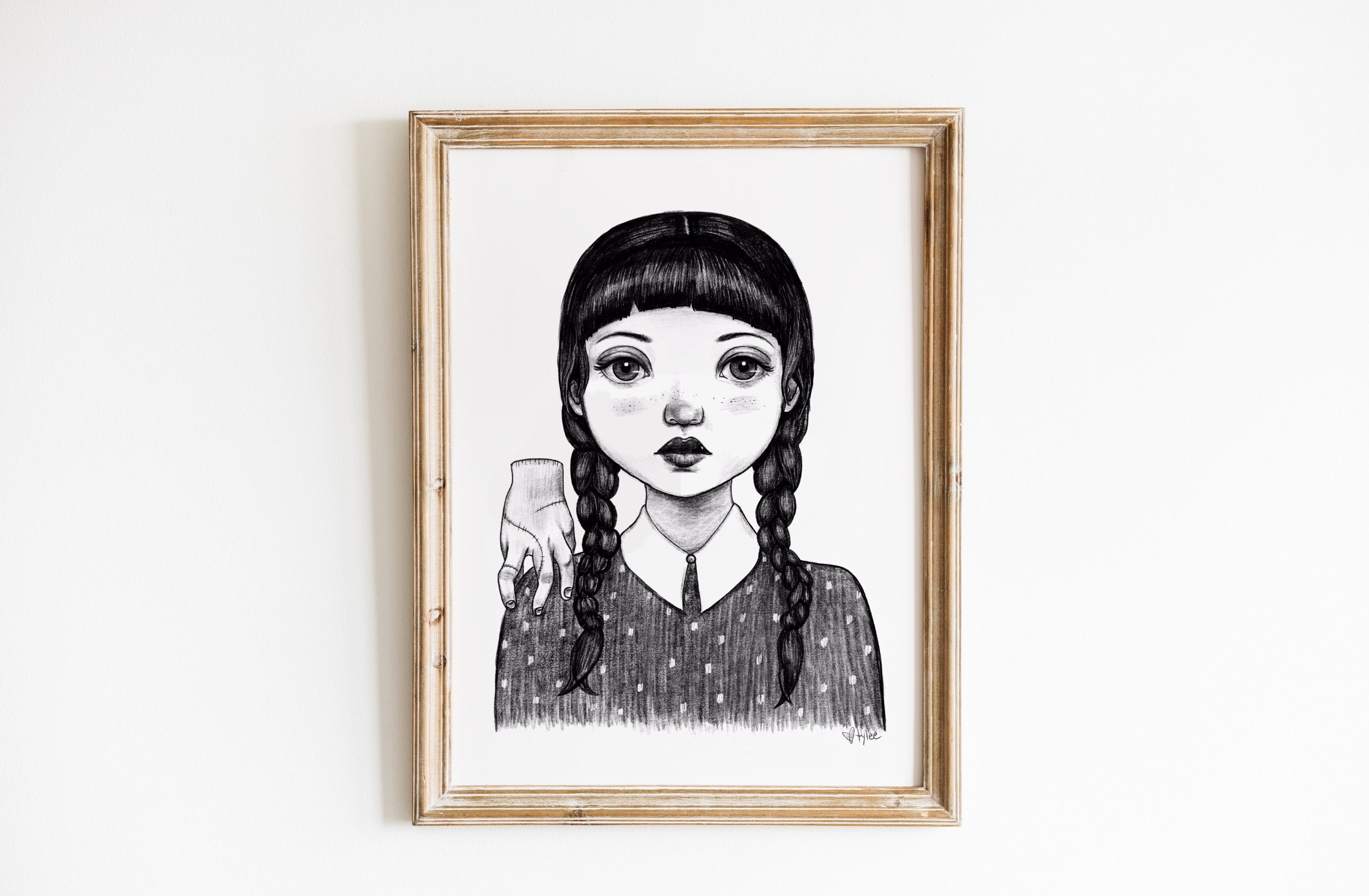 Wednesday Addams Printable Poster Digital Download Digital - Etsy