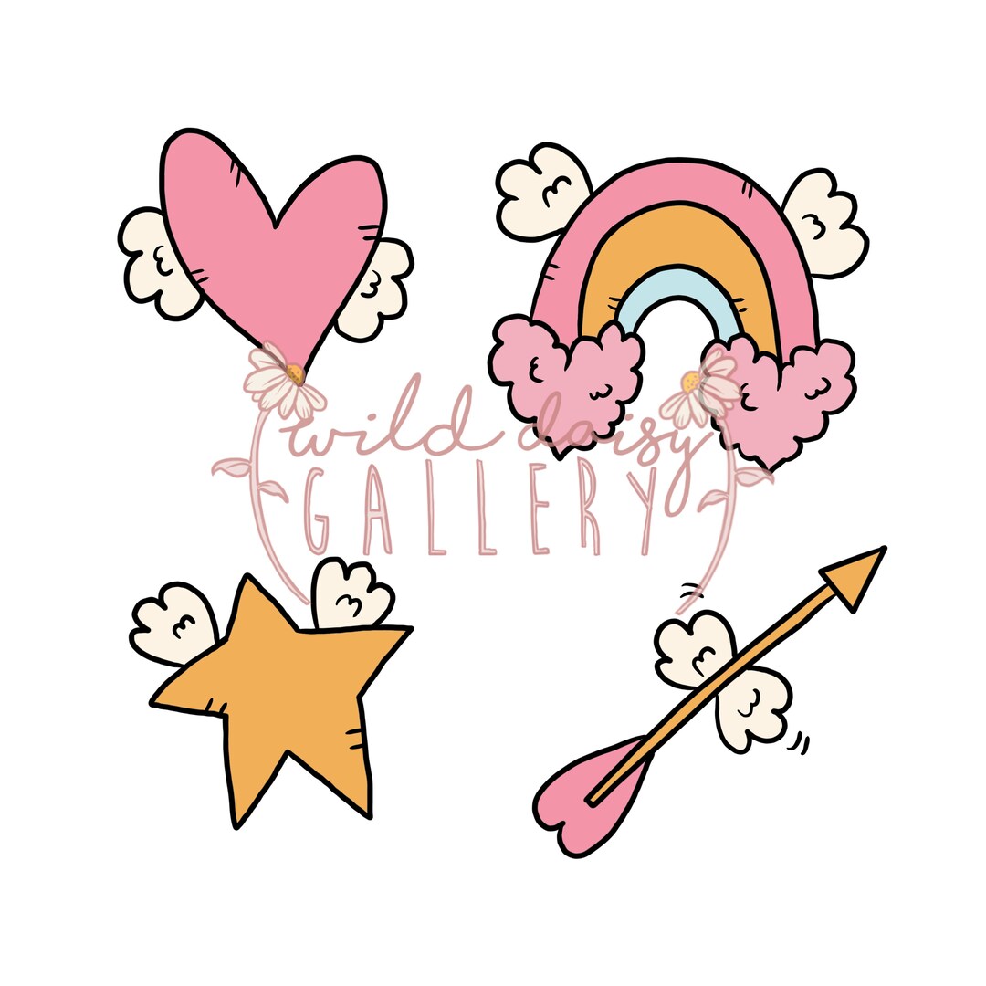 Cupid Things PNG Includes 5 Files Valentines Day Design - Etsy