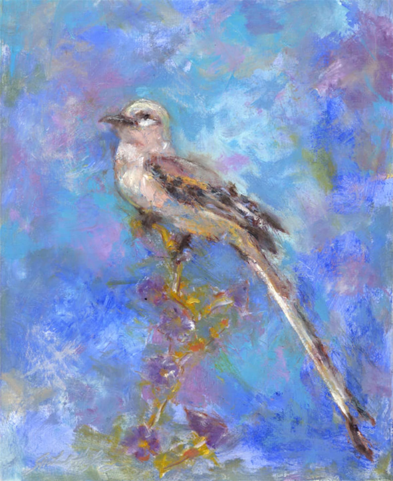 Perched Scissortail - Etsy