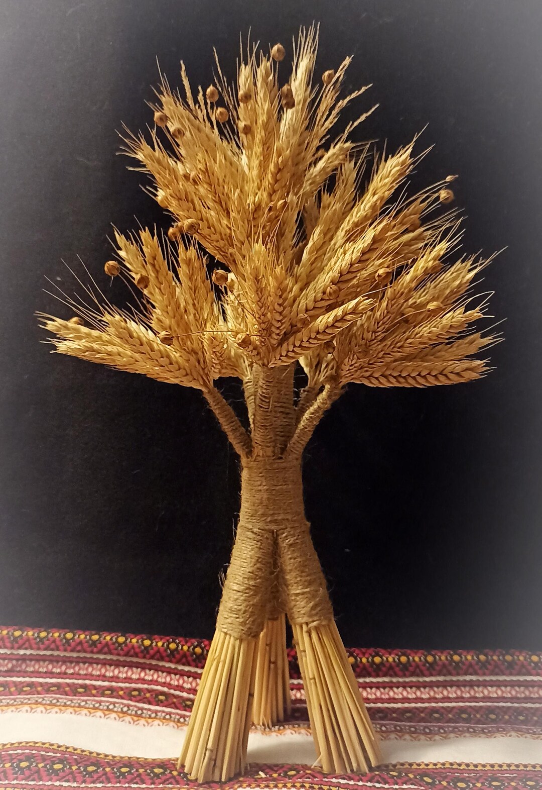Didukh Traditional Straw Talisman Ukrainian Family Charm Wheat ...