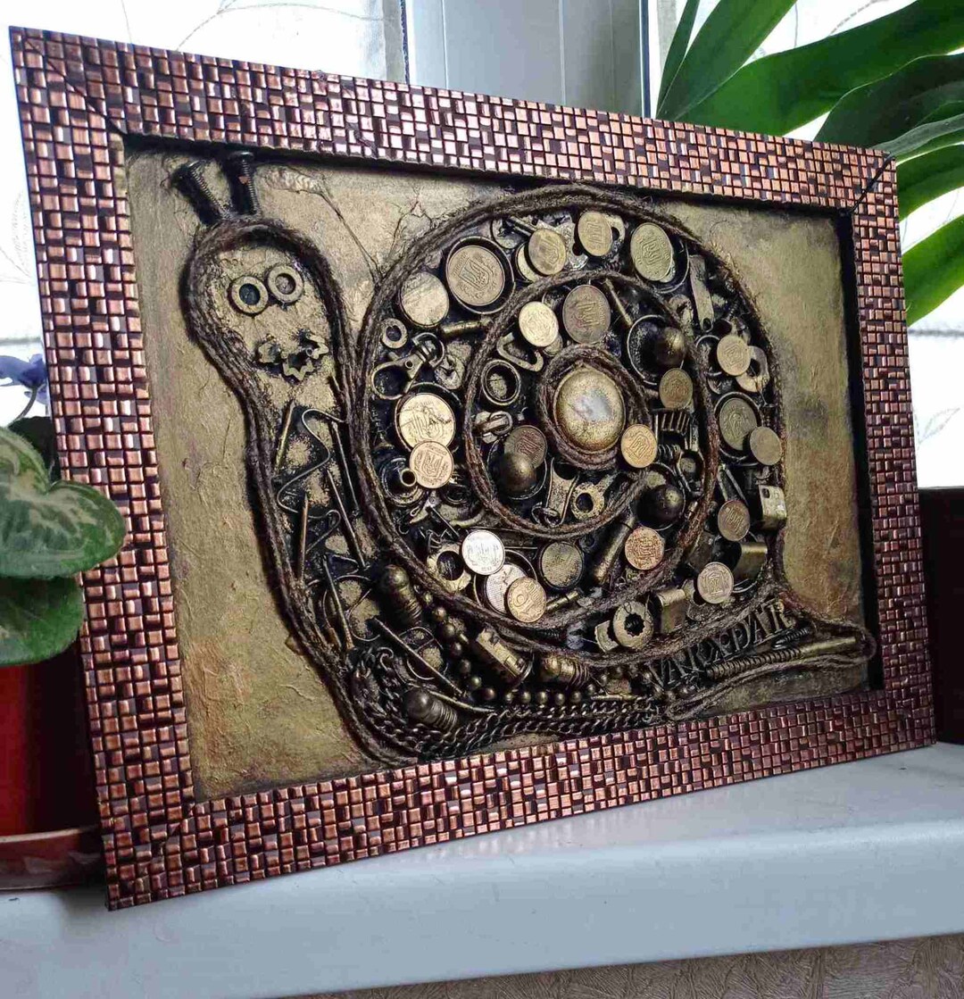Steampunk Abstract Wall Decor Steampunk Wall Art Assemblage Industrial ...