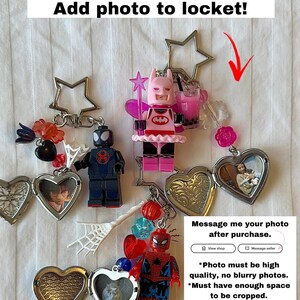 Fairy Batman and Batman Mini Figures Matching Charms Keychains ...