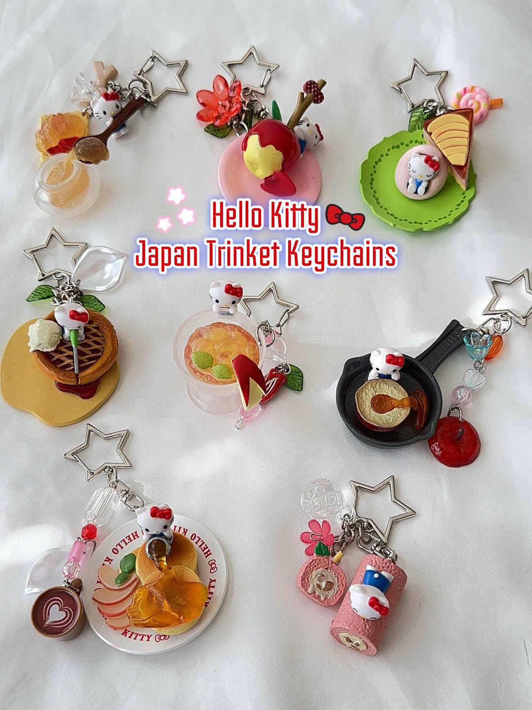 Hello Kitty Trinket Japan Keychains Bag Purse Charms Sanrio Gift ...