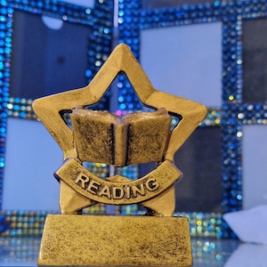 Reading Award Trophy - Personalized Engraving - Etsy