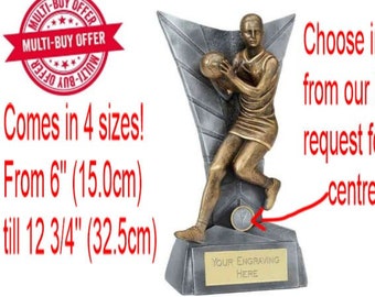 Netball Award Trophy Personalised Engraving Customize | Etsy