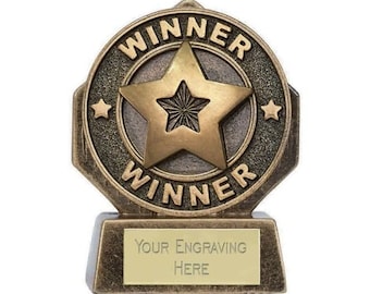 Winner Award Trophy Personalized Engraving | Etsy