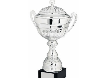 Silver Trophy Cup Trophy Award With Handles on a Marble Base 3 - Etsy
