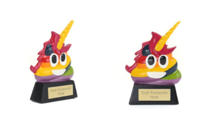 Unicorn Rainbow Award Trophy Personalized Engraving - Etsy