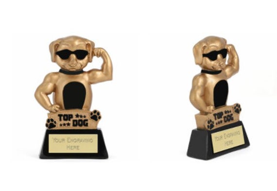 Dog Award Trophy Personalized Engraving - Etsy