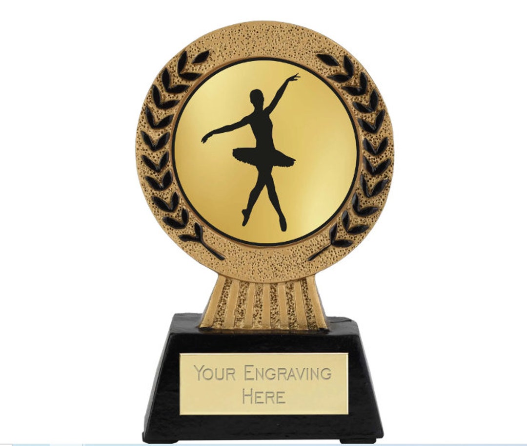 Dance Ballet Award Trophy - Personalized Engraving - Etsy