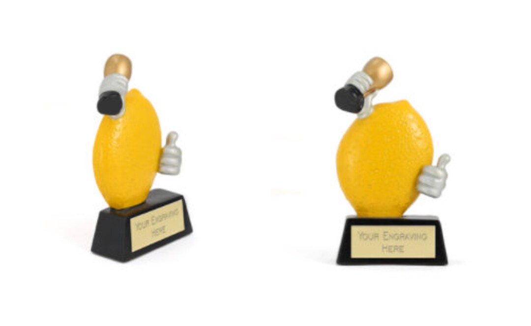 Victory Lemon Award Personalized Engraving - Etsy