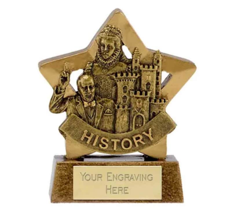 History Award Trophy Personalized Engraving - Etsy