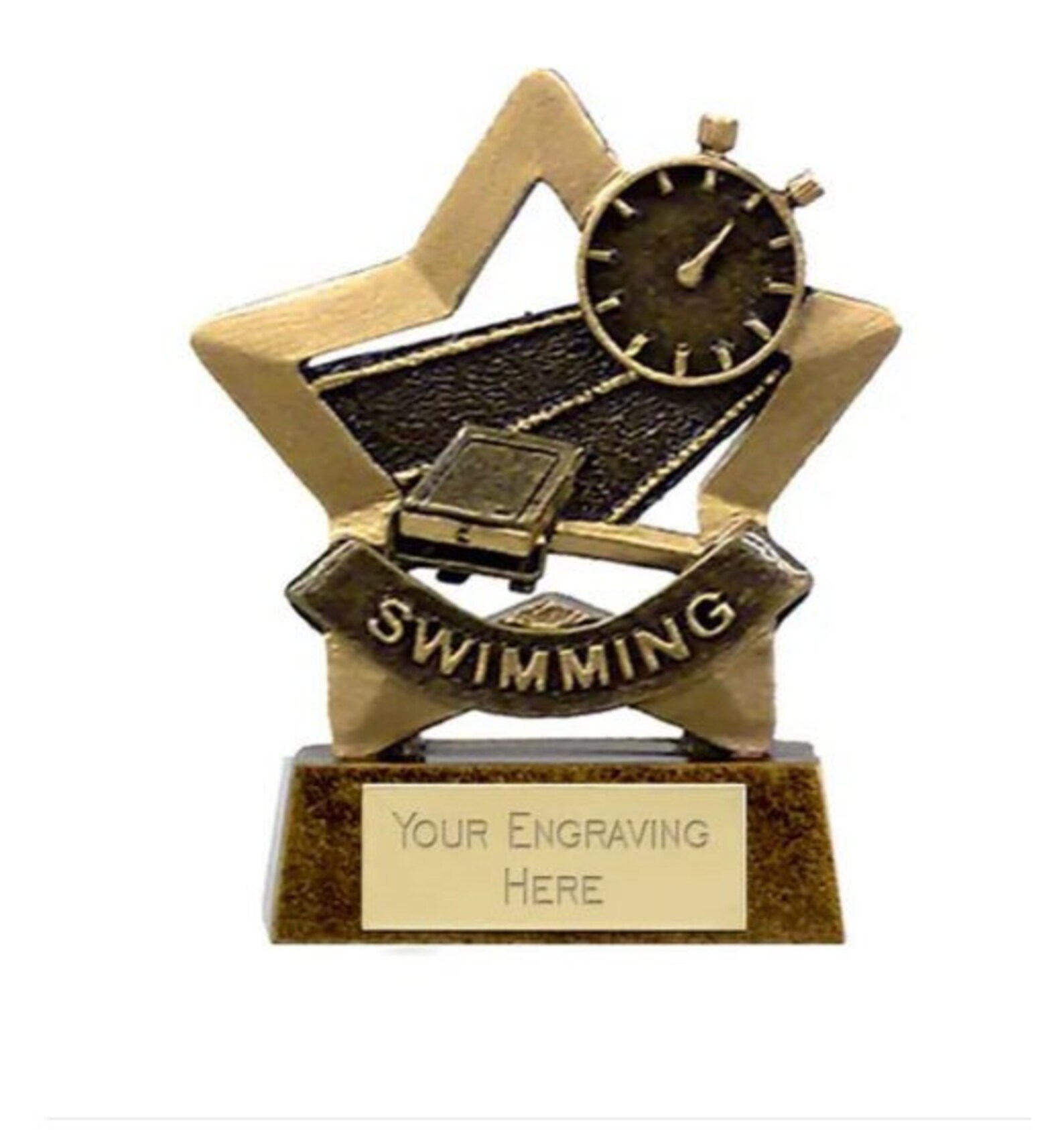 Swimming Trophy Award- Personalised Engraving - Etsy UK