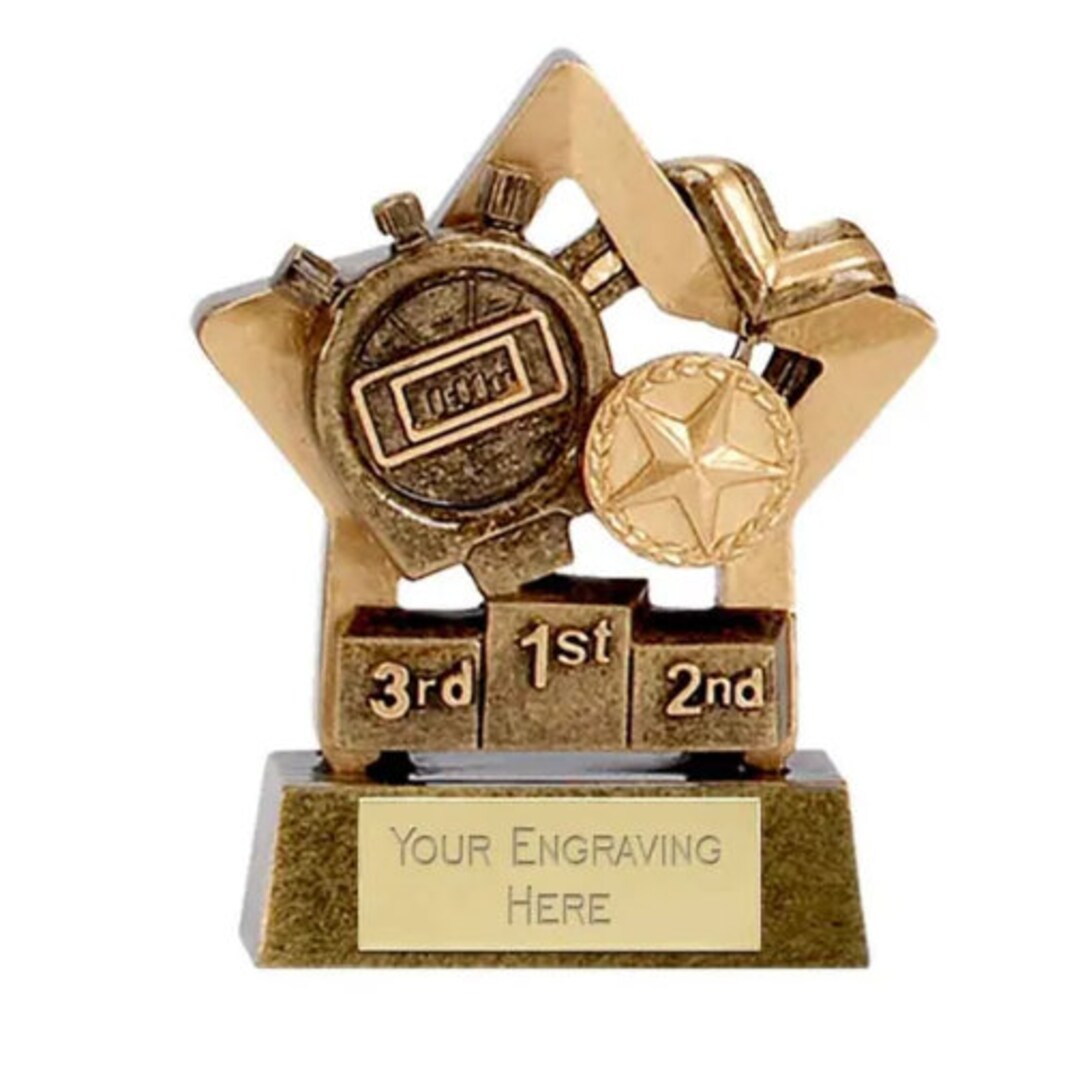 Athletics Award Trophy - Personalised Engraving - Etsy