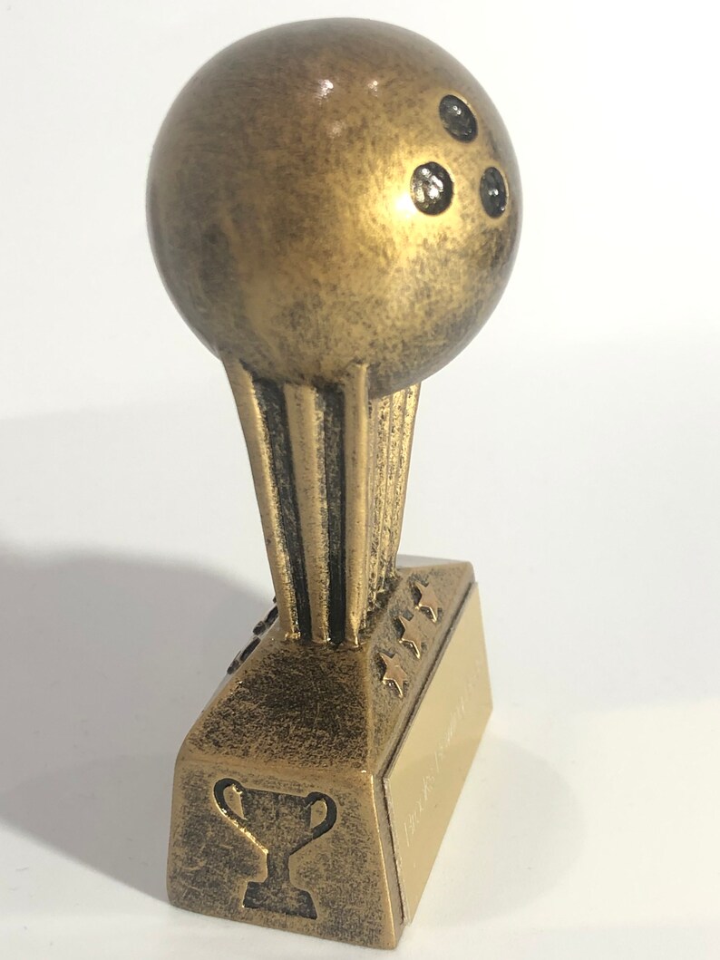 Bowling Ball Award Trophy - Personalized Engraving - Etsy